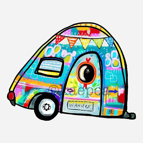 Wonderful Wanderer Sticker – The Moon and The Maker