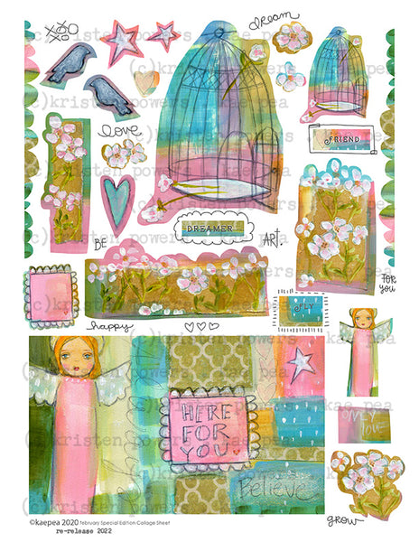 Spring Dream *Digital Download* | Print, Collage & Create Paper by Kae ...